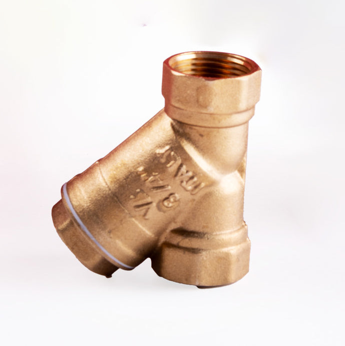 20mm Brass Y-Strainer with BSP Female Ends | Stainless Steel Mesh