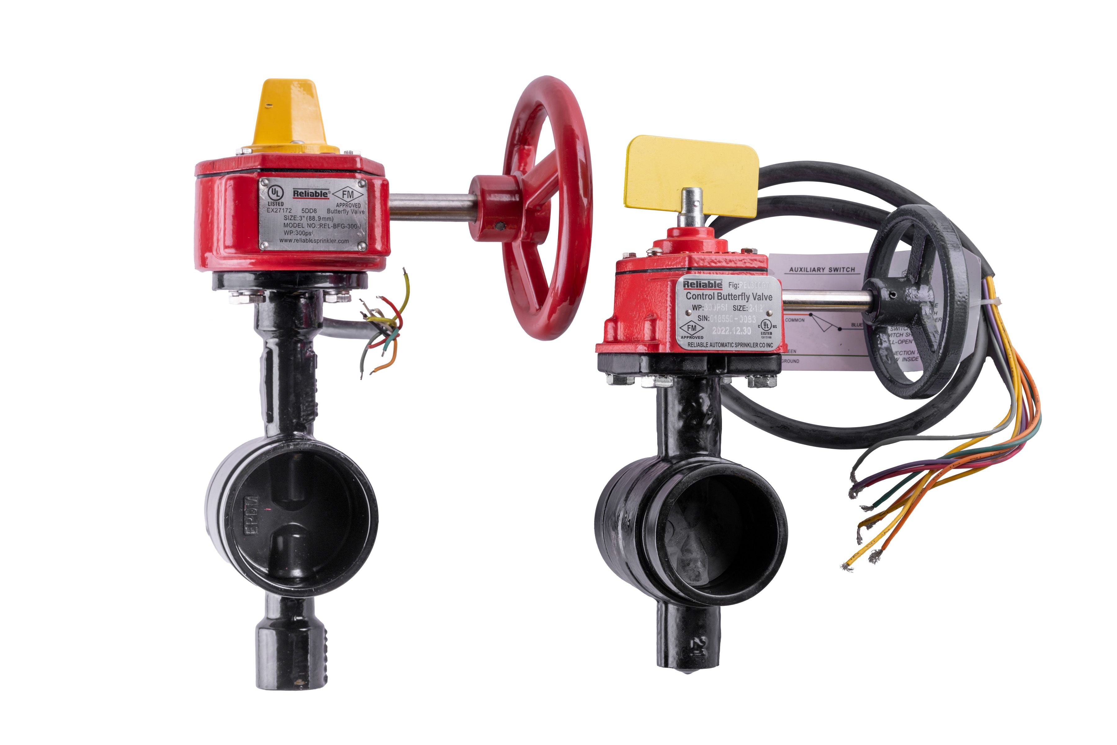 Reliable Supervised Butterfly Valves | Grooved End | Fire Protection Centre